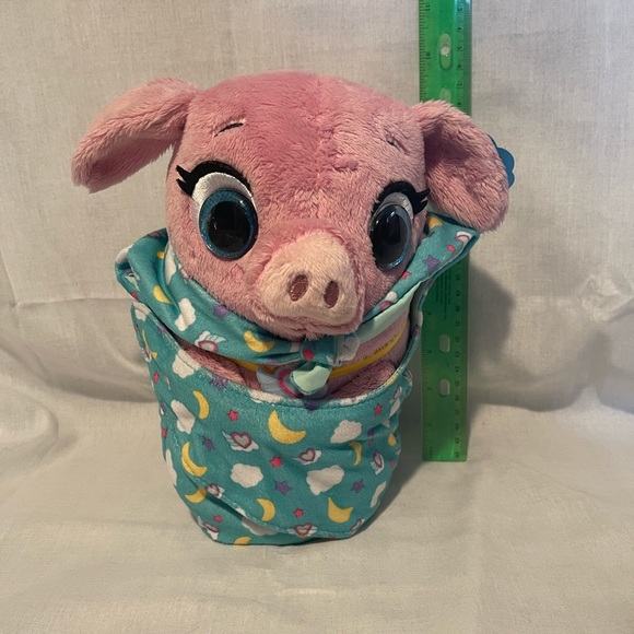 Disney | Toys | Disney Junior Tots Cuddle Wrap Pearl The Pig Plush Toy ...